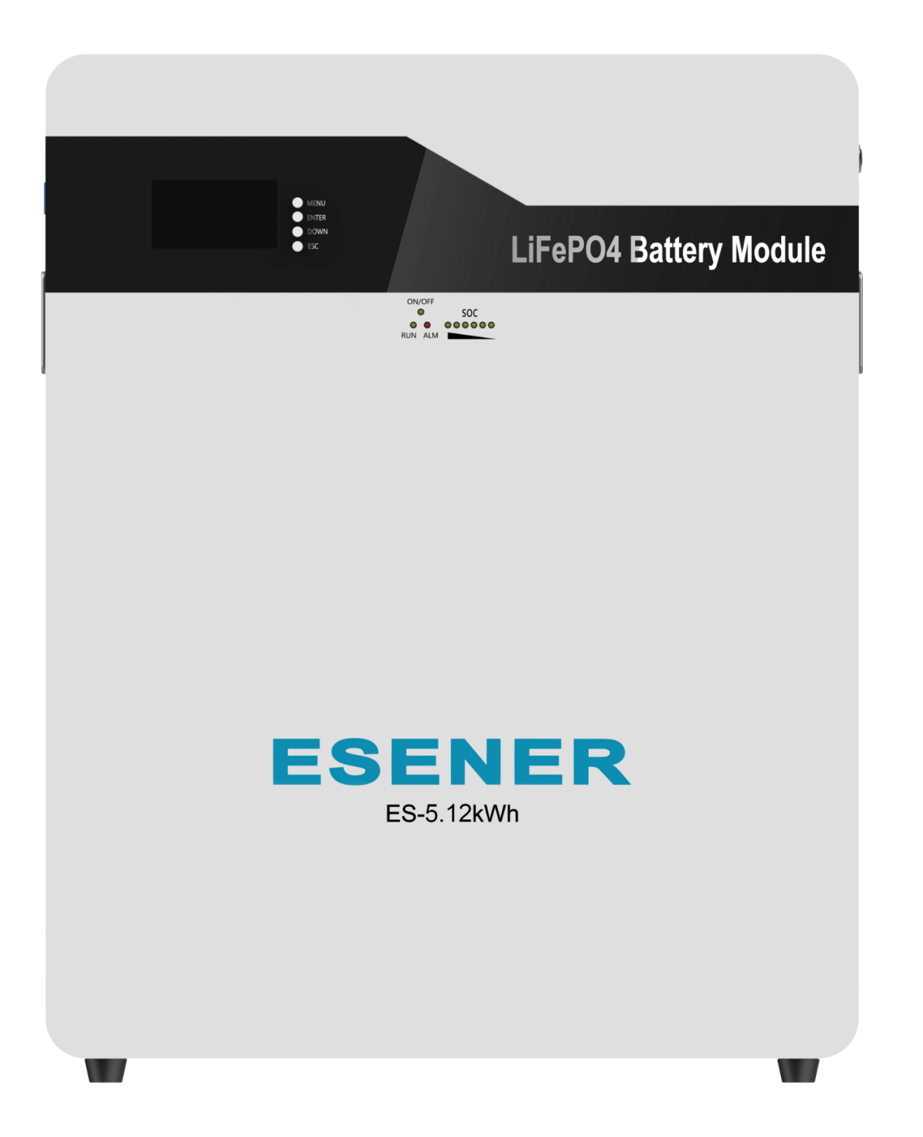 ESENER Wall Mount Lithium Battery 5.12kWh 51.2V 100Ah · ESENER